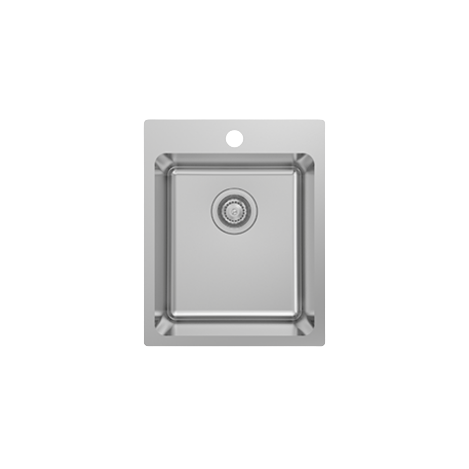 Nugleam 400 Sink with 1 Tap Hole - Everhard